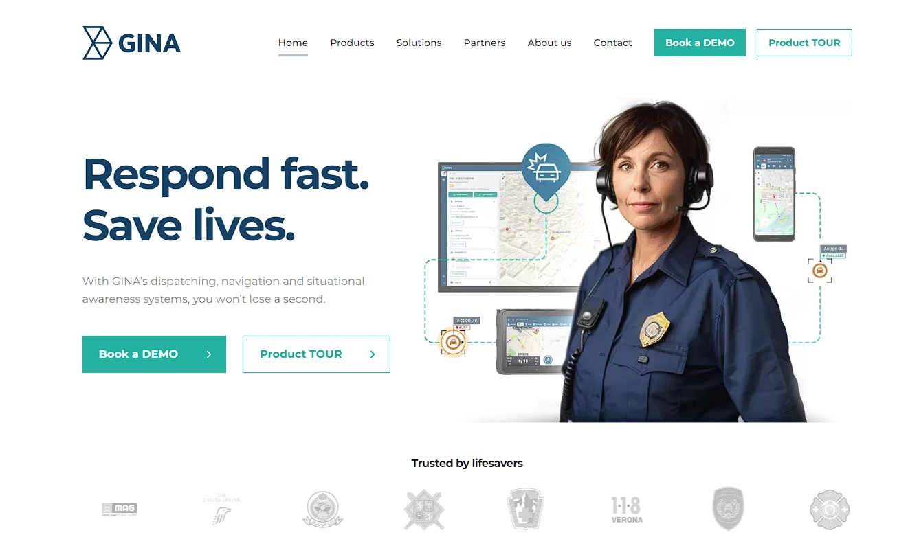 Saving lives through technology - GINA